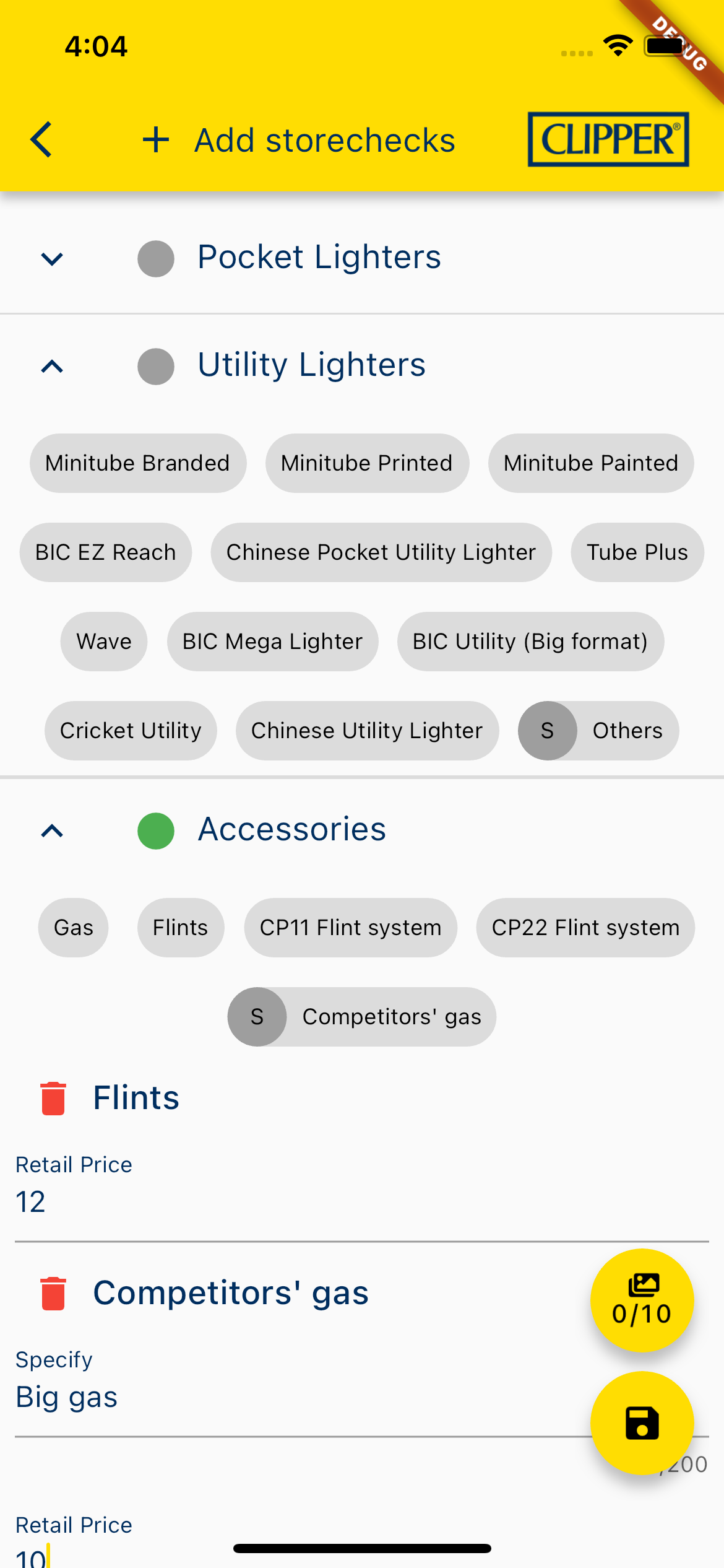 CLIPPER Private area | Storechecks App - Empowering Your Retail Team On and Off the Field